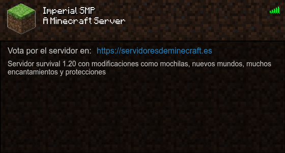 Imperial SMP Servidor de Minecraft - ServidoresDeMinecraft.ES