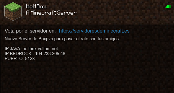 HeltBox Servidor de Minecraft - ServidoresDeMinecraft.ES